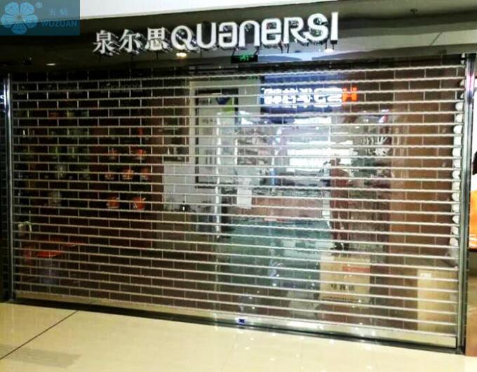 Crystal Slats 4m Wide 3m High Clear Roller Shutters