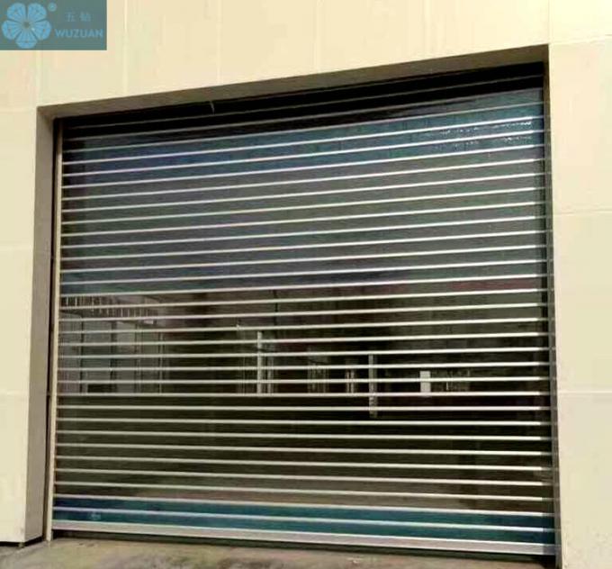 2000mm Height Clear Roller Shutters
