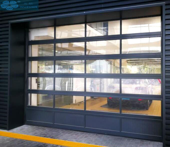 40mm Perspex Panel Aluminum Frame Insulated Sectional Doors